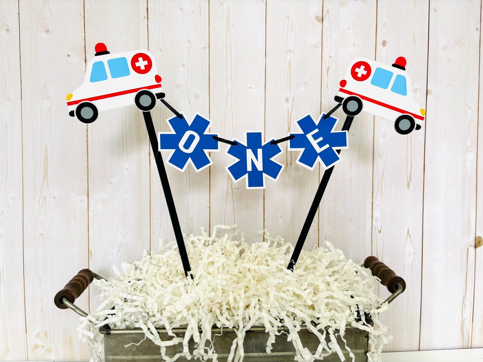 Ambulance Cake Topper, Emergency Medical Services Emt Cake Topper ...