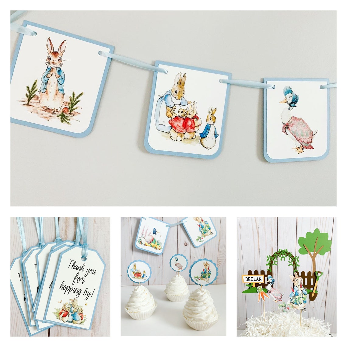 Peter Rabbit Baby Shower Decorations Peter Rabbit Cake | Etsy