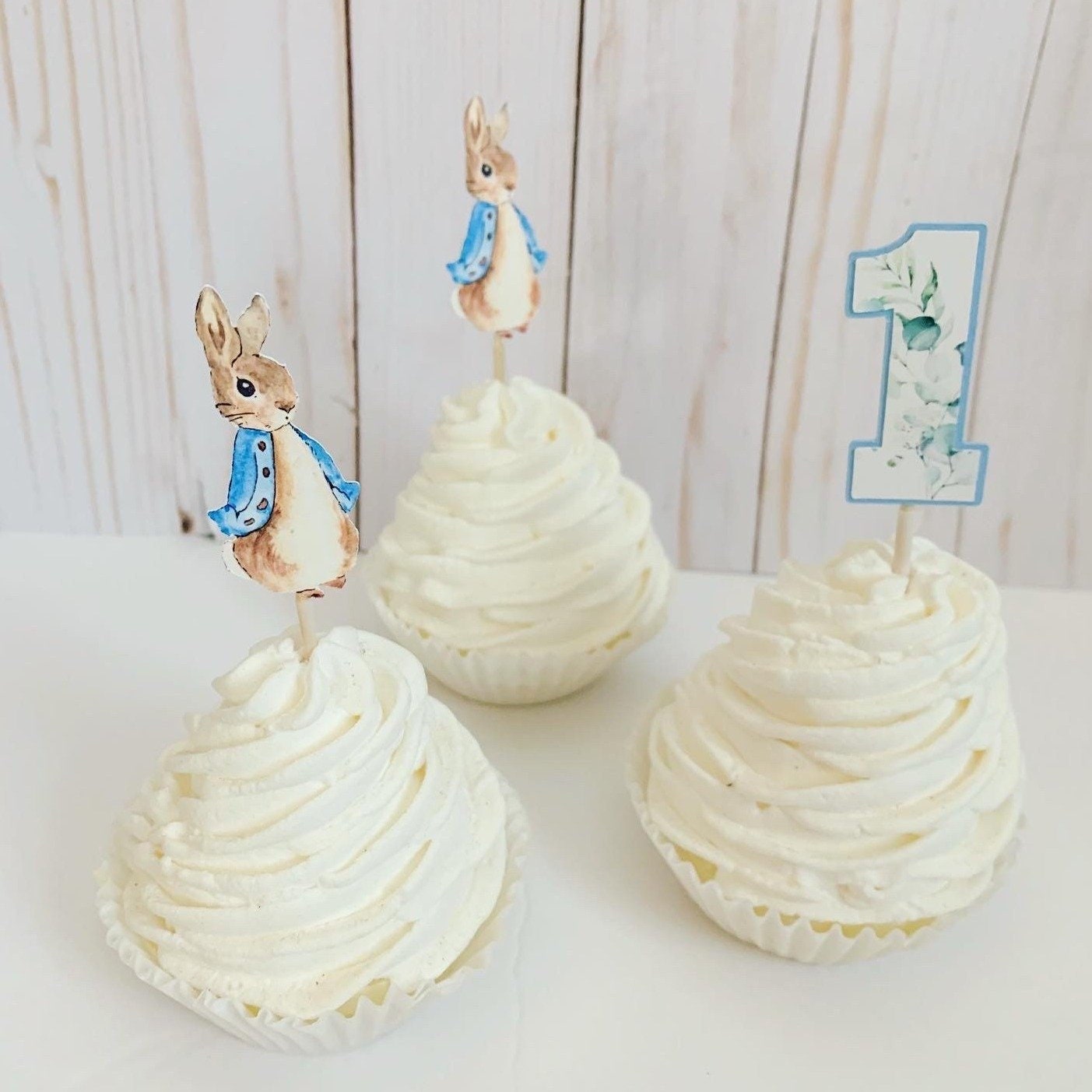 Peter Rabbit Cupcake Toppers Peter Rabbit Birthday - Etsy