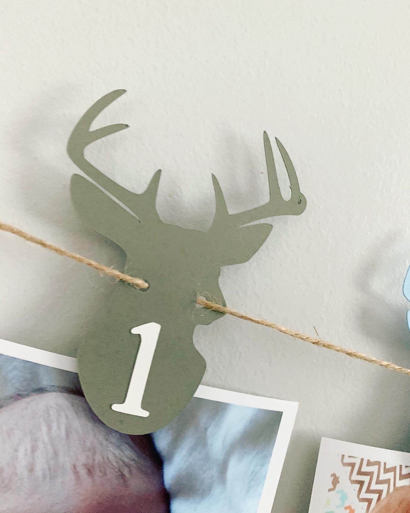 Deer birthday decoration oh deer birthday hunting birthday | Etsy