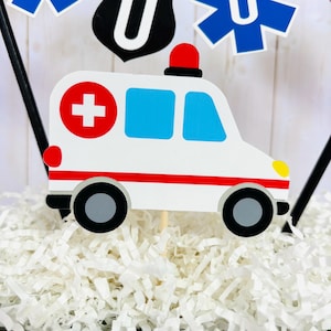 First Responders Cake Topper, Emergency Vehicles Birthday Party ...