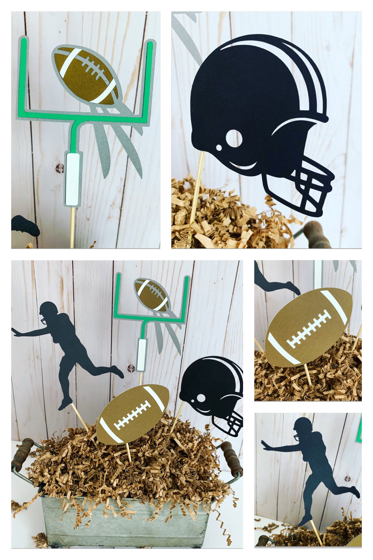 Football decorations football game day decorations football | Etsy