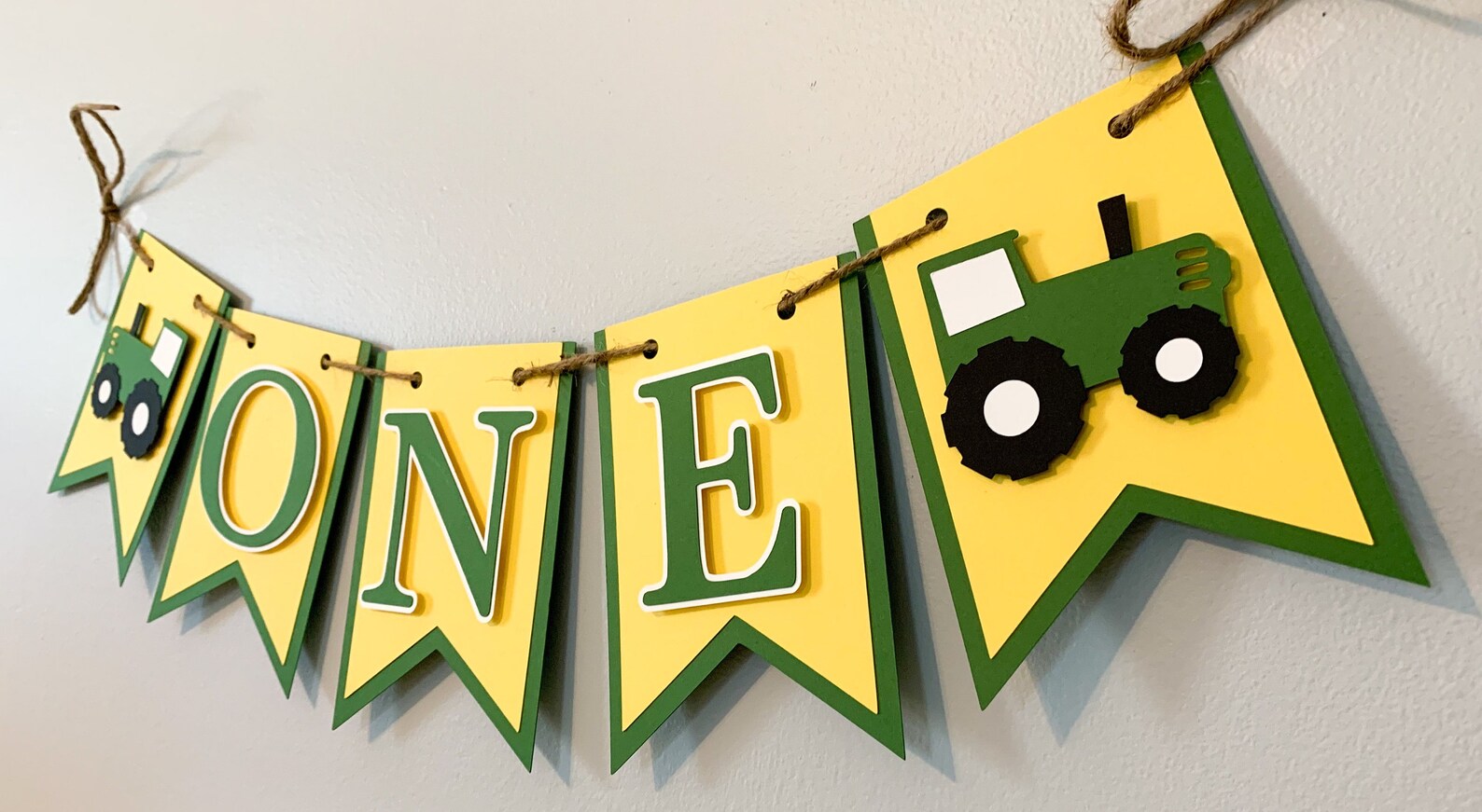 Tractor Birthday Decorationstractor First Birthdayfarm - Etsy
