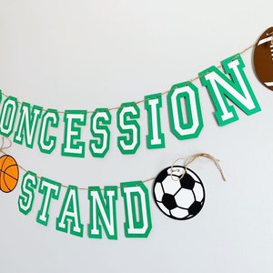 All Star Sports Concession Stand Banner Football Baseball Basketball ...