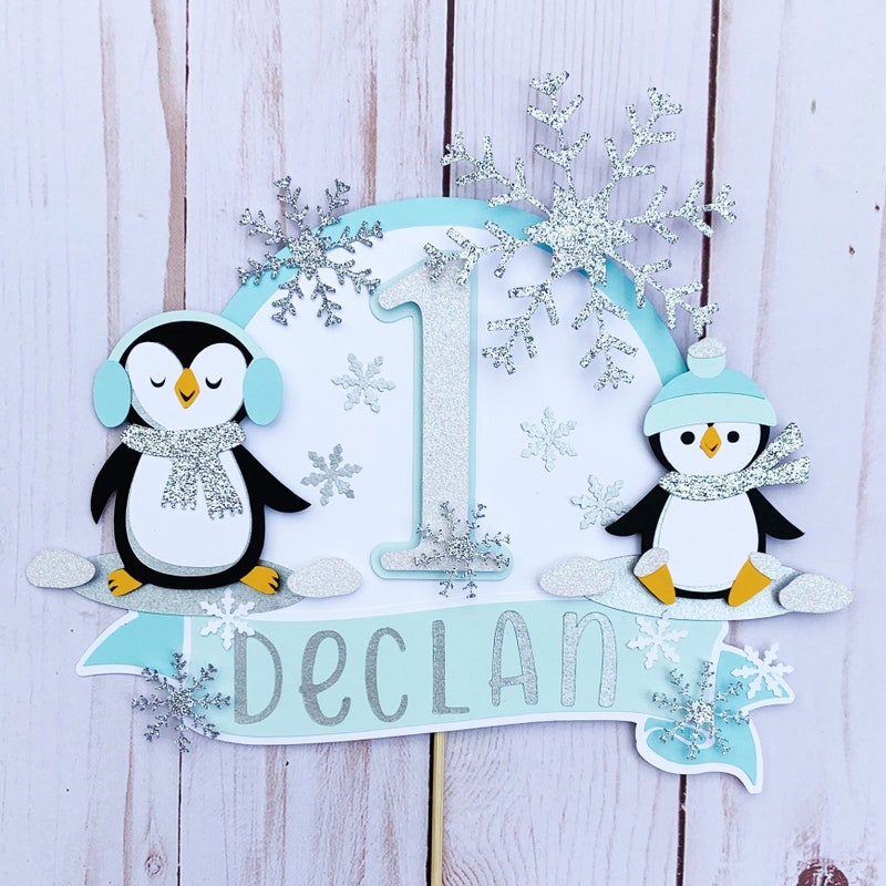 Penguin Cake Topper - Etsy