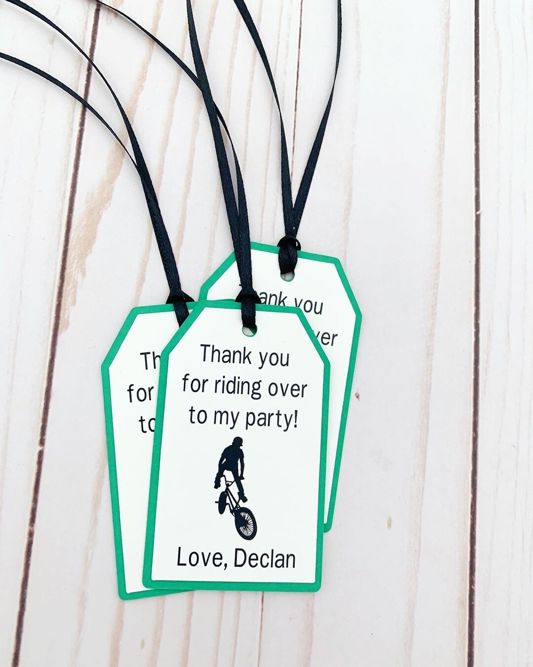 BMX Favor Tags, BMX Birthday Decorations, Bicycle Birthday, X Games ...