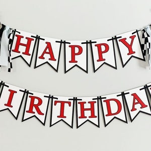 Fast One Racing First Birthday Party Decorations Bundle, Race Car ...