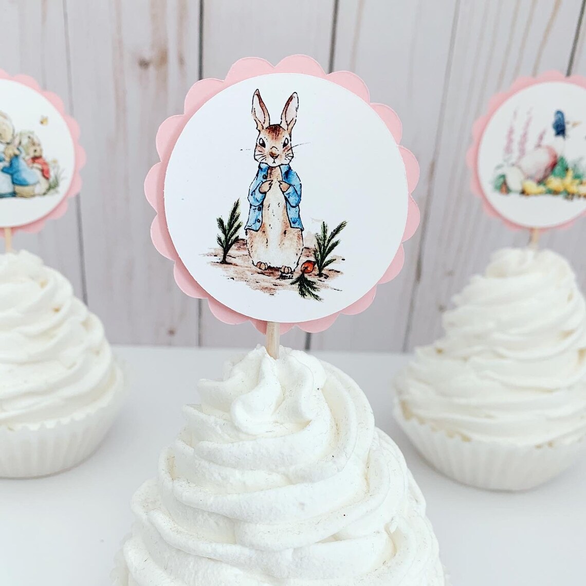Peter Rabbit Cupcake Toppers Peter Rabbit Girl Peter Rabbit - Etsy