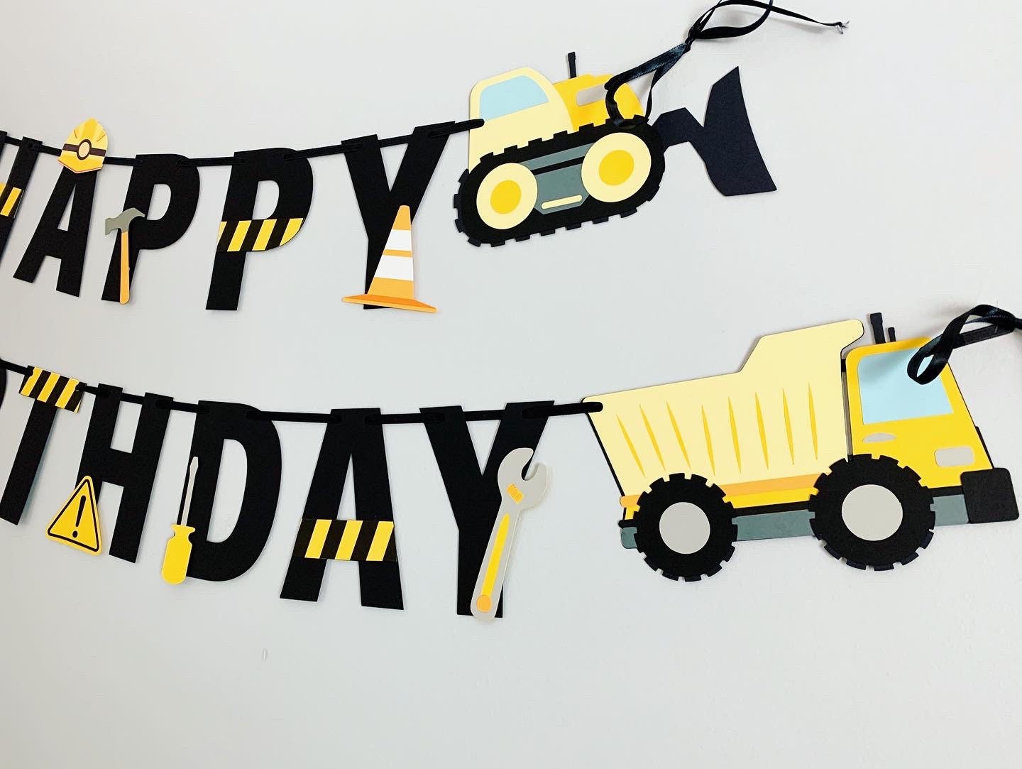 Construction Birthday Party Decorations Excavator Dump | Etsy