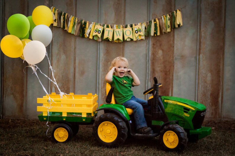 Tractor birthday decorationstractor first birthdayfarm | Etsy