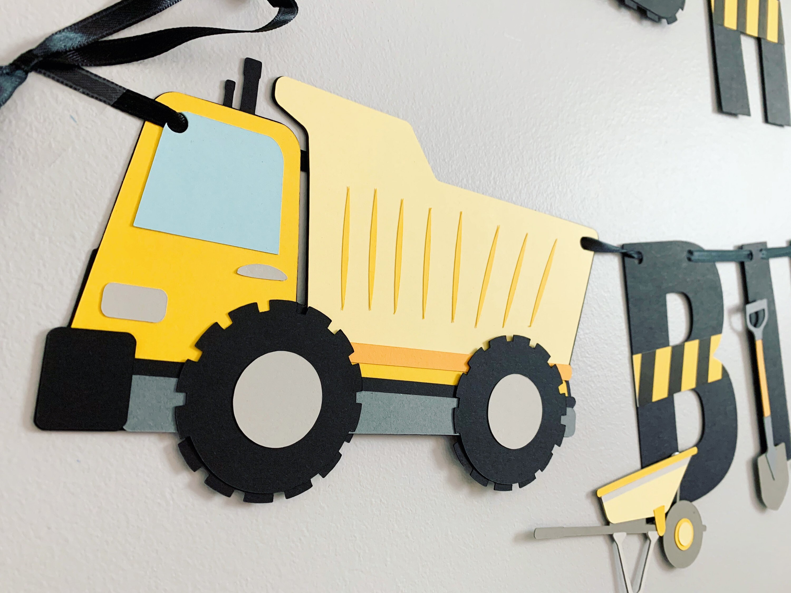 Construction Birthday Party Decorations Excavator Dump | Etsy