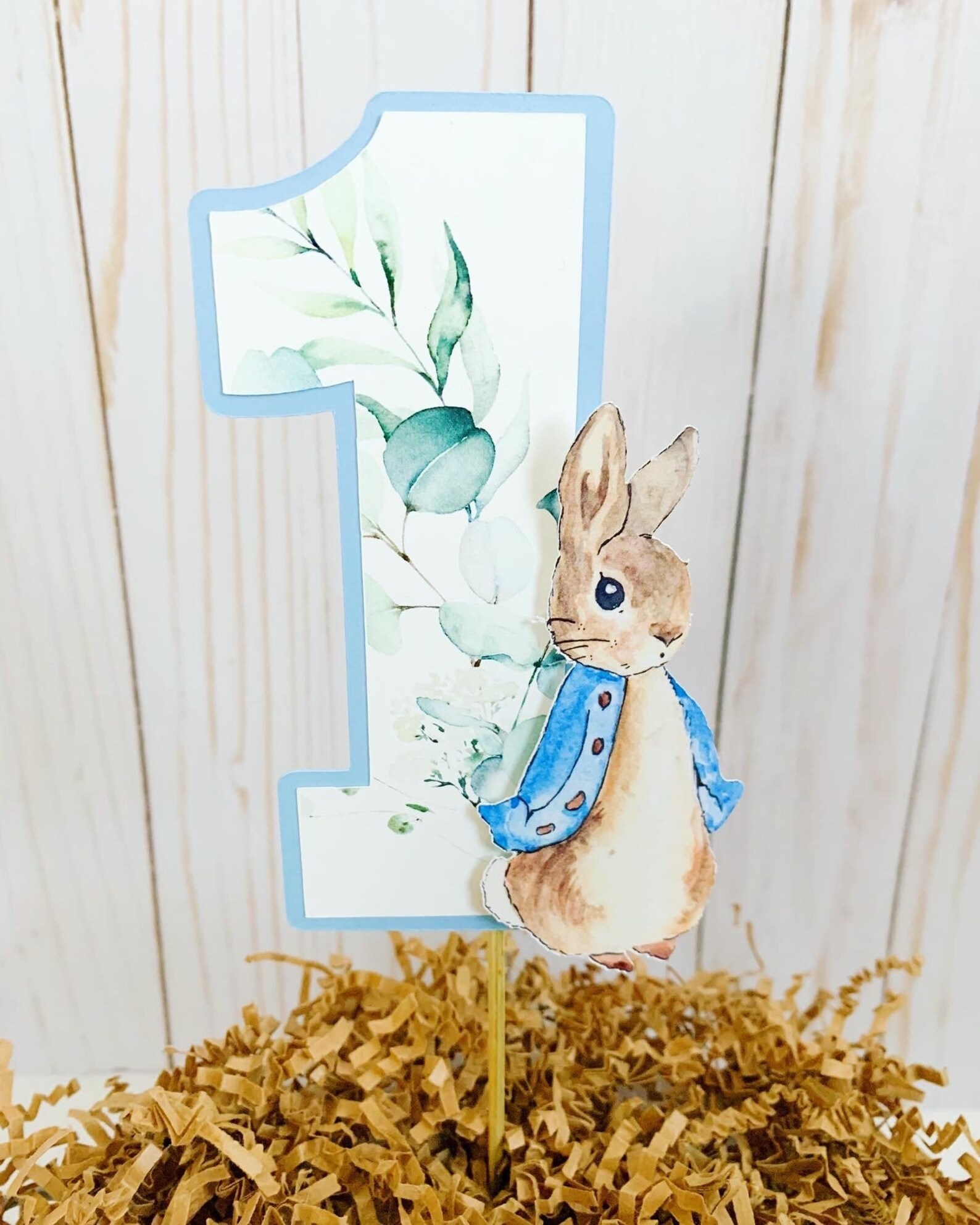 Peter Rabbit Cake Topper Peter Rabbit Birthday Decorations - Etsy