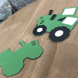 Tractor Cutouts, Tractor Birthday Decorations, Green Tractor Party ...