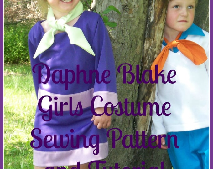 Child's Daphne Costume Sewing Pattern, Daphne Dress PDF Pattern, Scooby ...