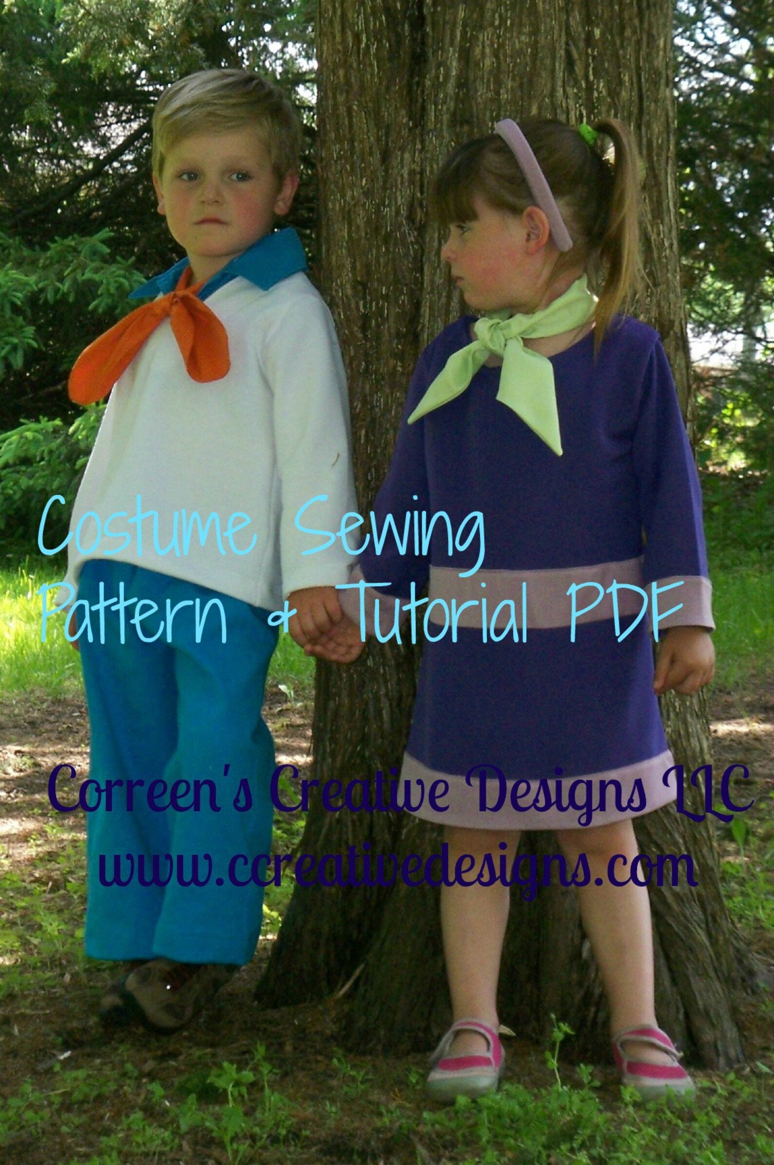 Child's Daphne Costume Sewing Pattern, Daphne Dress PDF Pattern, Scooby ...