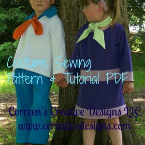 Child's Daphne Costume Sewing Pattern, Daphne Dress PDF Pattern, Scooby ...