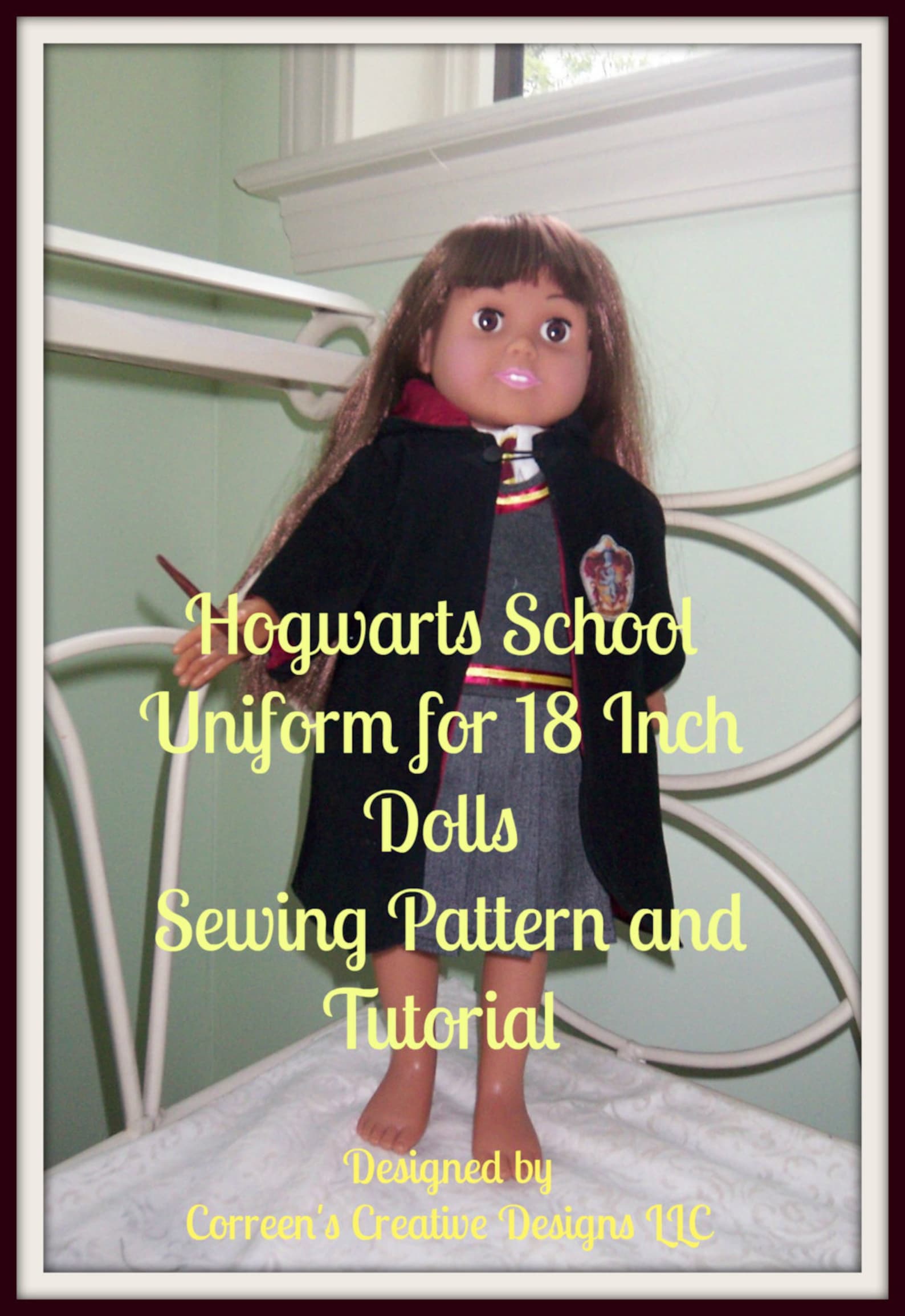 Hogwarts School Uniform Sewing Pattern - American Girl Dolls, Hermoine ...