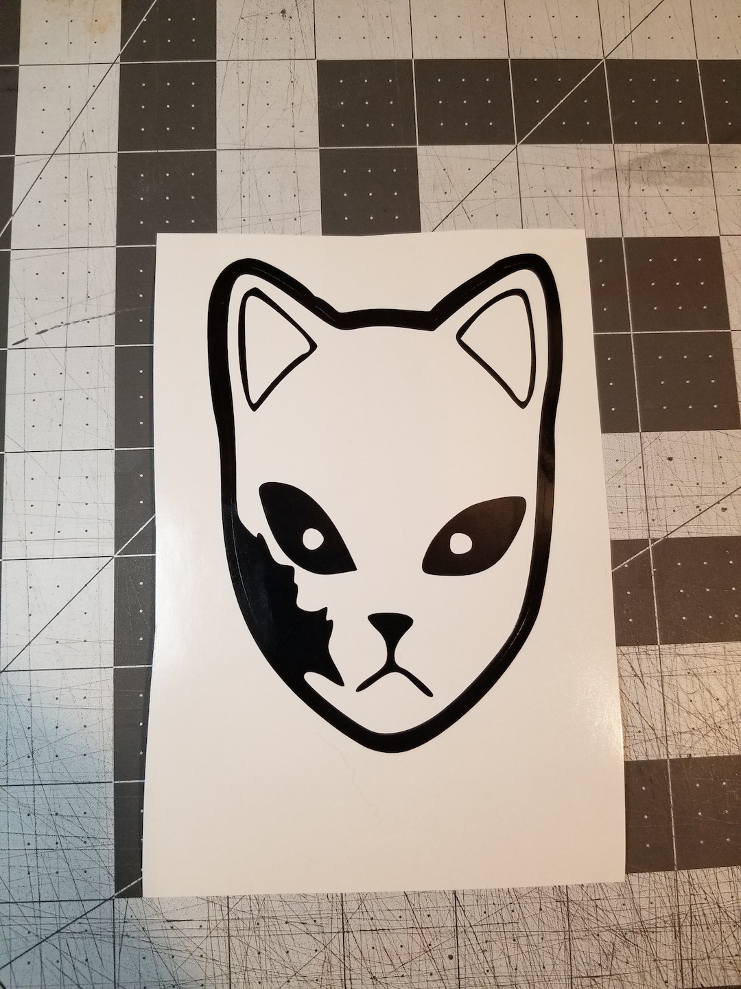 Anime Cat Masks - Vinyl Decal Stickers - Etsy