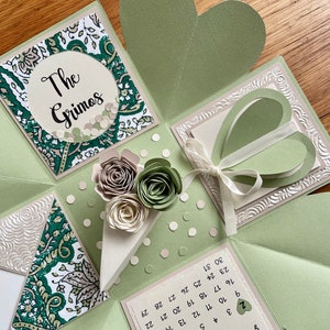 Wedding Theme Explosion Box customizable, 3D, Pop up Card, Handmade ...