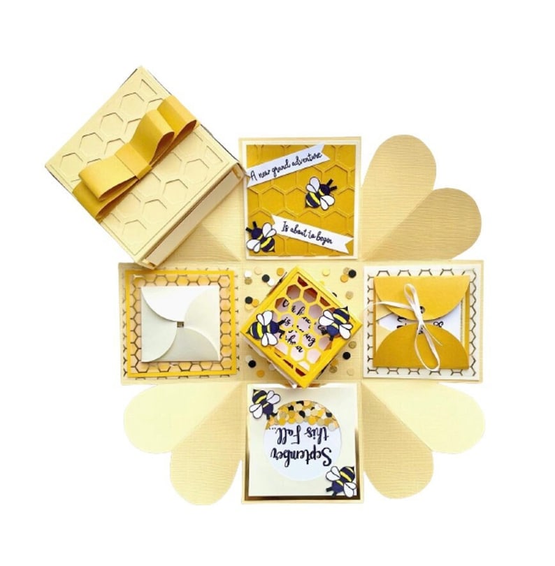 Custom Explosion Box Card 3D Pop-up Card Customizable Box - Etsy