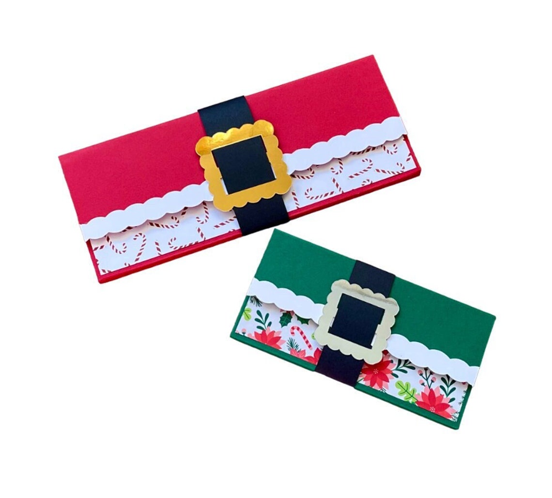 Santa Suit Christmas Money Holder • Gift Card Wallet • Handmade Holiday ...