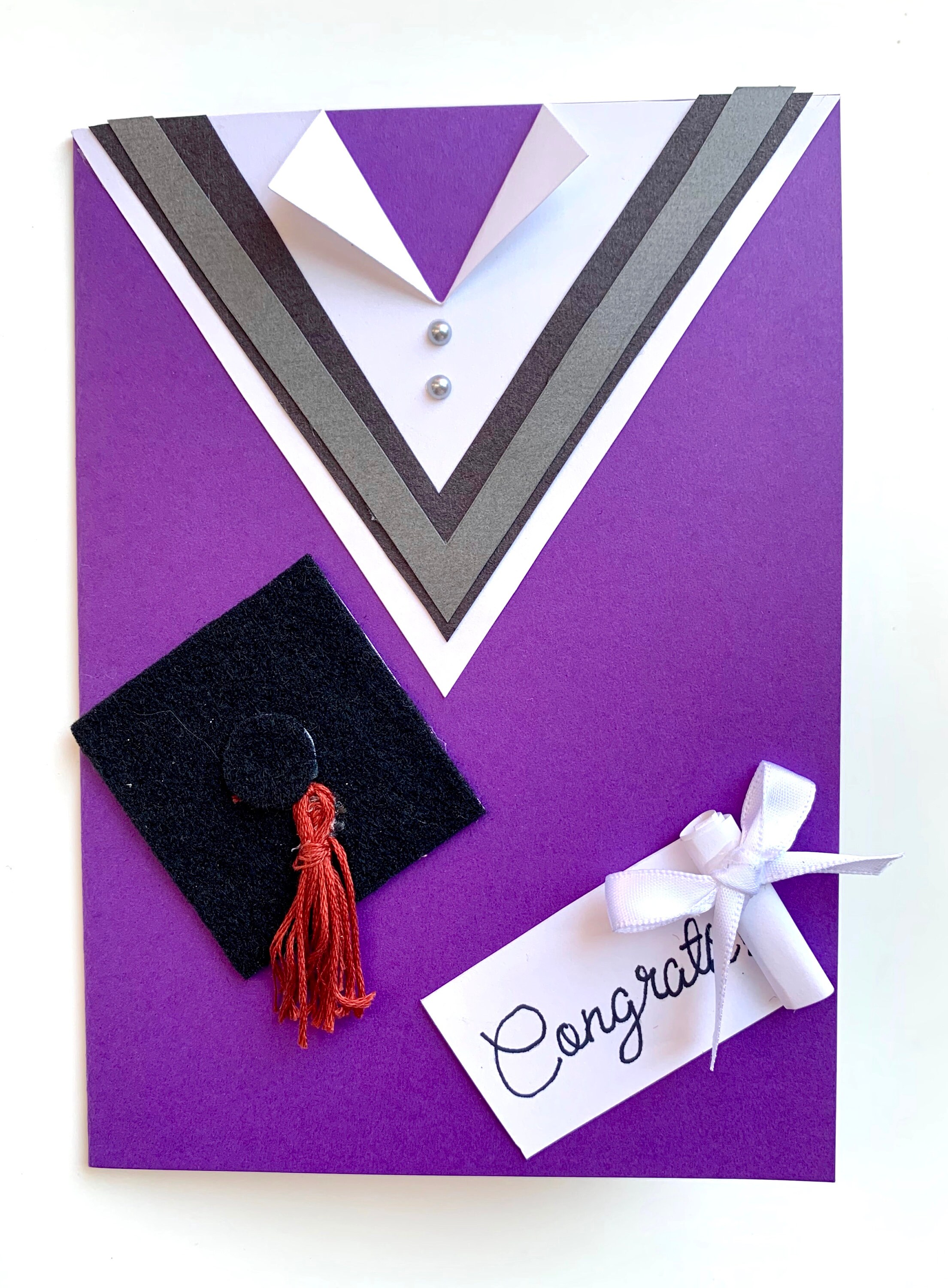 Graduation Robe Card (3D & Pop Up) - Etsy