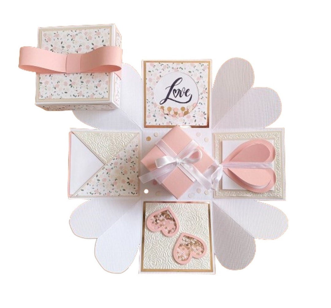 Proposal Theme Explosion Box (engagement, Bridesmaids, Anniversary, 3D ...