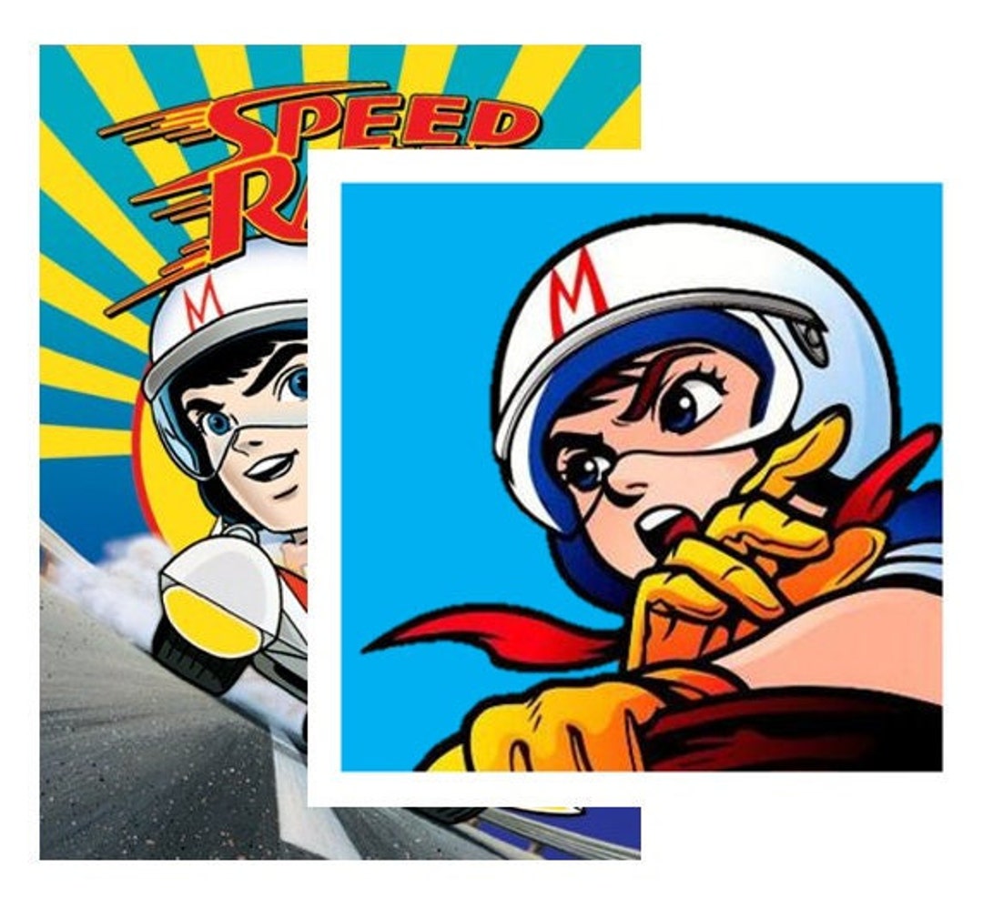 Speed Racer Fridge Magnets Gift Set Two (2) Anime 1960's Television ...
