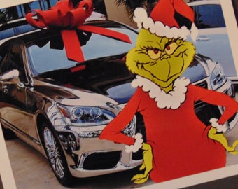 Grinch Car Magnet - Etsy