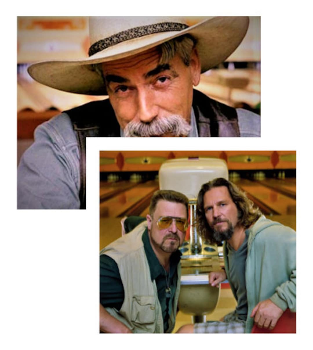 BIG LEBOWSKI Movie Fridge Magnet Set Funcle Bowling Alley Gift the Dude ...