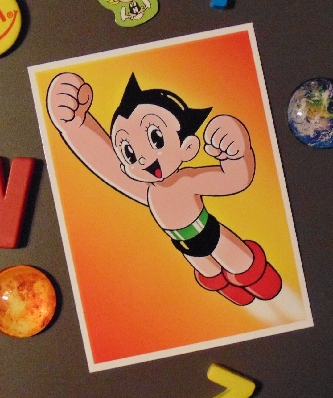 ASTRO BOY Fridge Magnet Gift 1960's Manga Japanese Cartoon TV Show New ...
