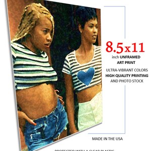 FRIDAY Comedy 1990's Movie Unframed Watercolor Art Print Photo Nia Long ...