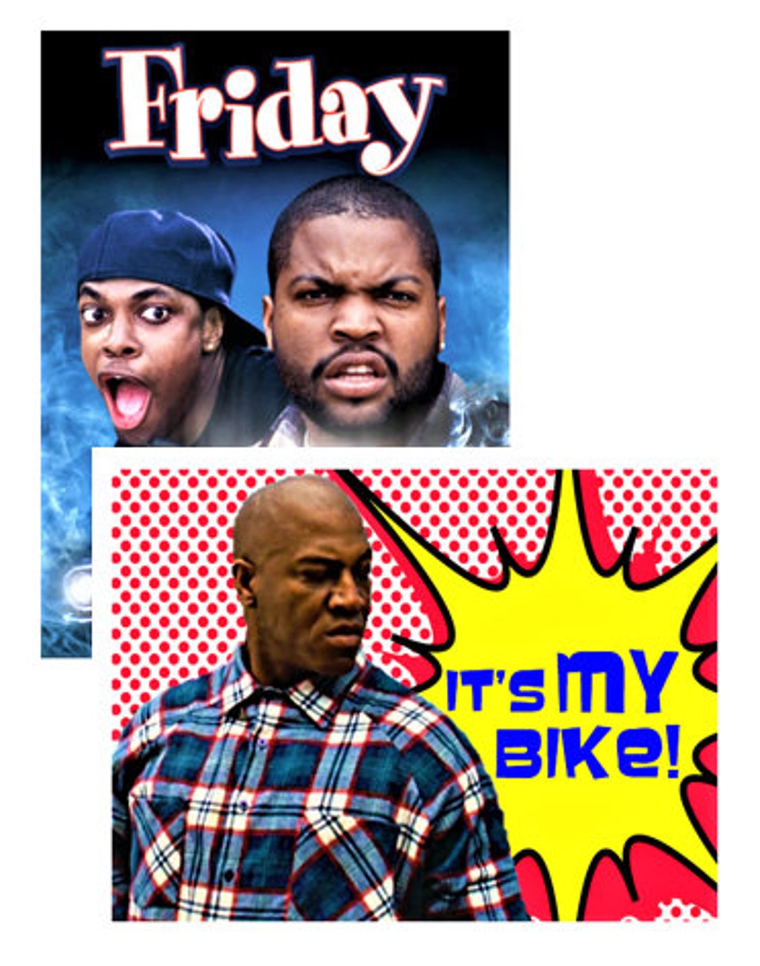 FRIDAY Movie Refrigerator Magnets Gift Chris Tucker Ice Cube Home Bar ...