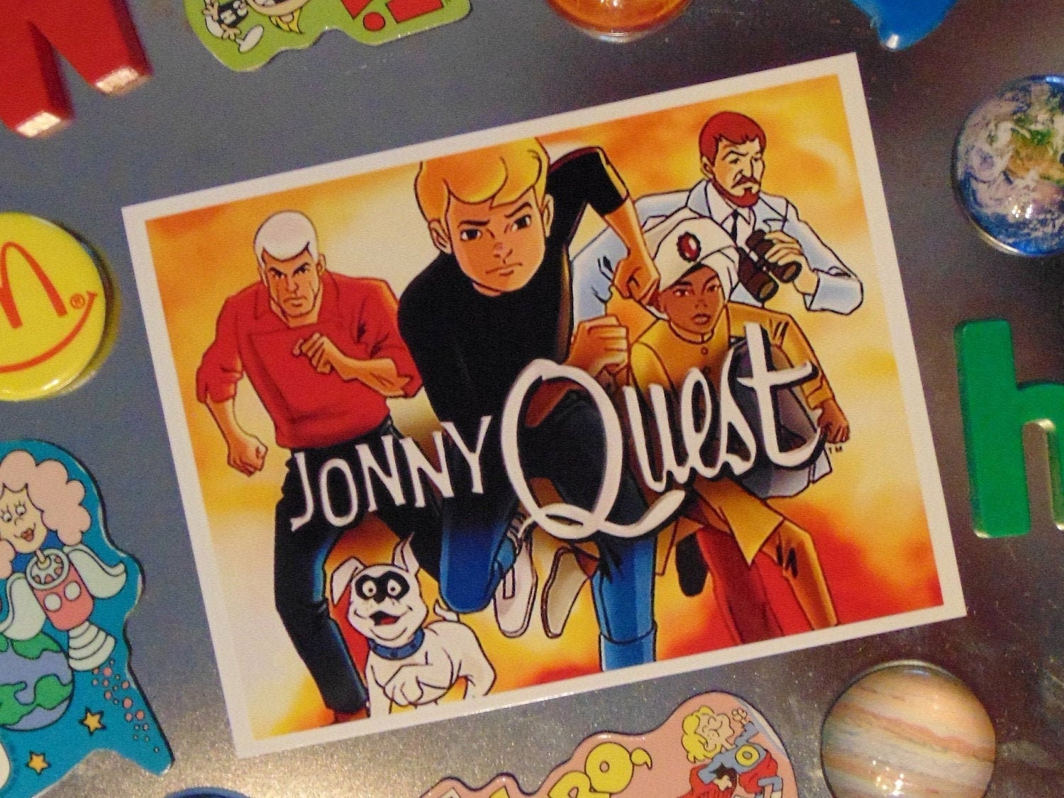 Jonny Quest Large Fridge MAGNET 1960's Cartoon Animated Sci Fi Classic ...