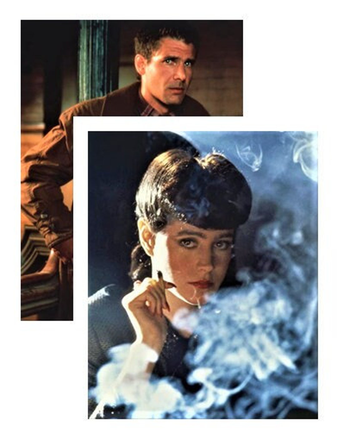 BLADE RUNNER (2) Two Large Fridge Magnets Gift Sci Fi Film Future Cop ...