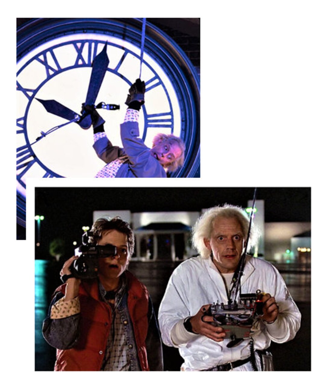 Back to the Future Fridge Magnets Gift Sci Fi 1980's Movie Time Travel ...