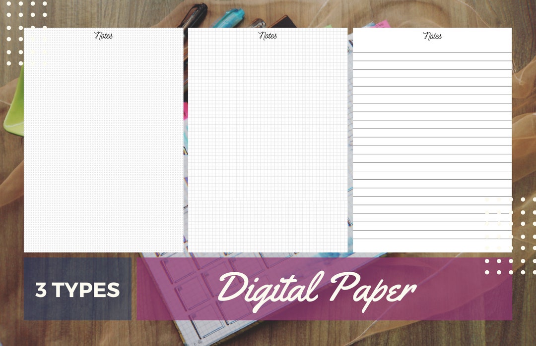 3 Types of Digital Paper - Etsy