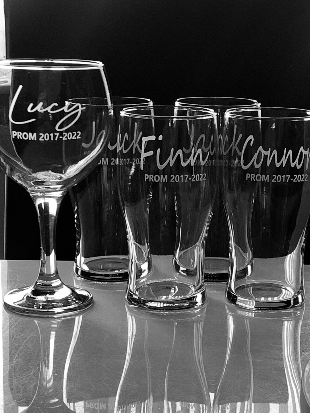 Personalised Prom Glass Large Wine Glass Pint Glass Gin - Etsy