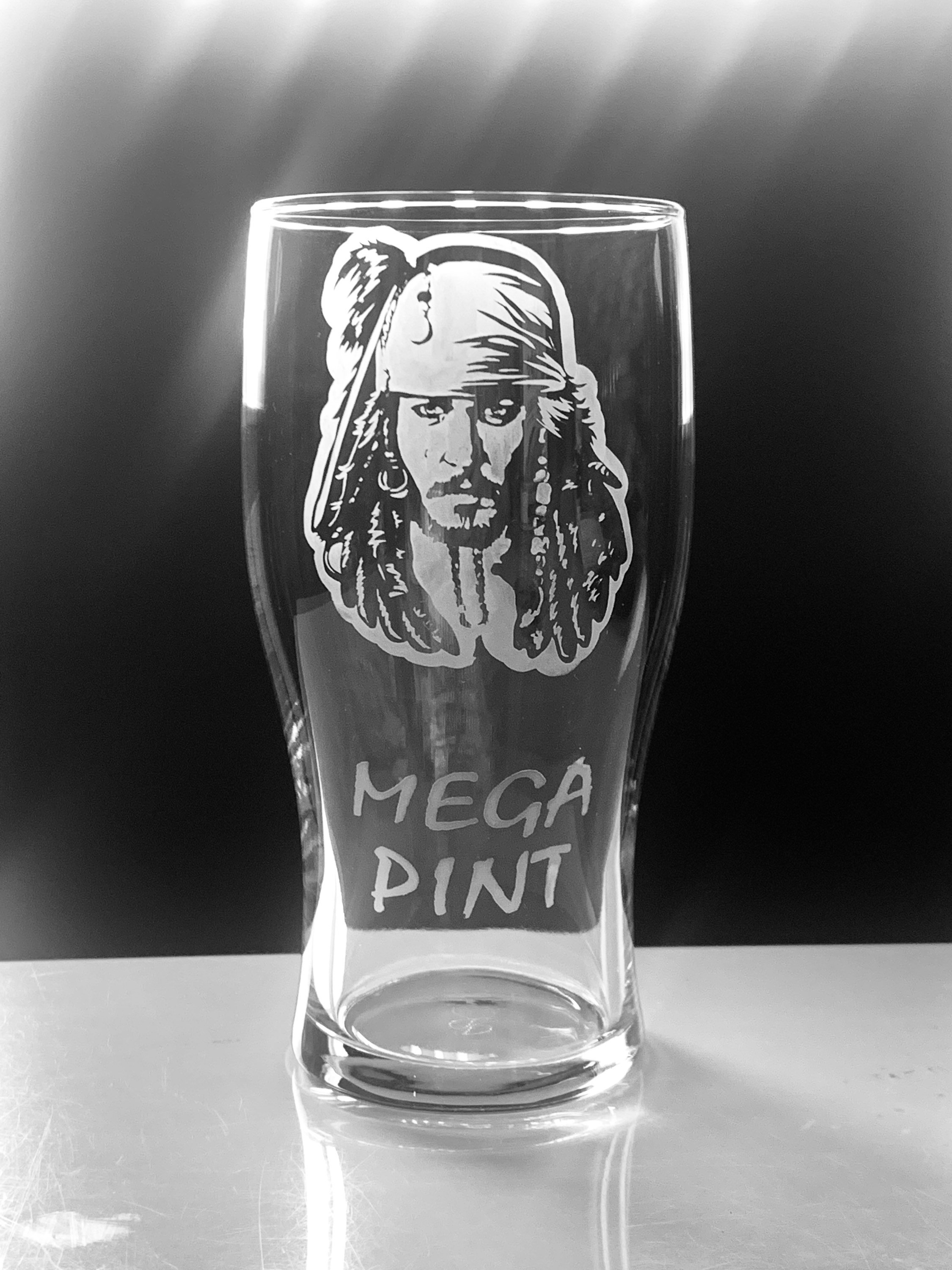 Personalised Mega Pint Wine /pint / Tumbler / Whisky Glass - Etsy