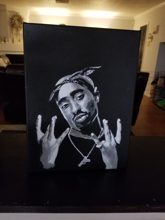 Tupac Acrylic Painting