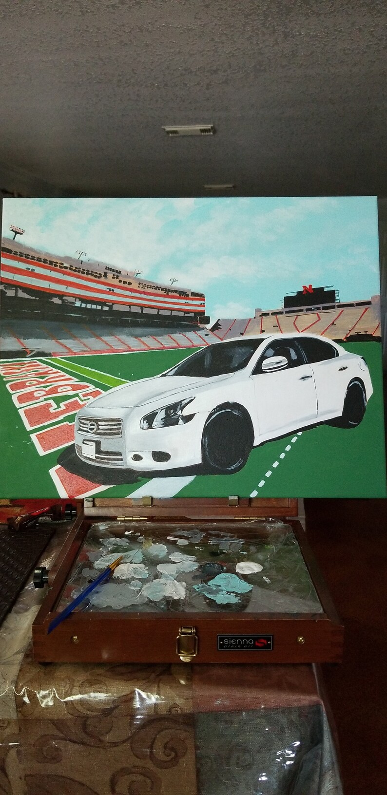Painting From Photo, Car Painting, Custom Order, Acrylic Painting of ...