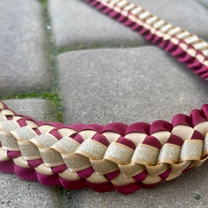 Maroon and Gold Graduation Ribbon Lei - Etsy