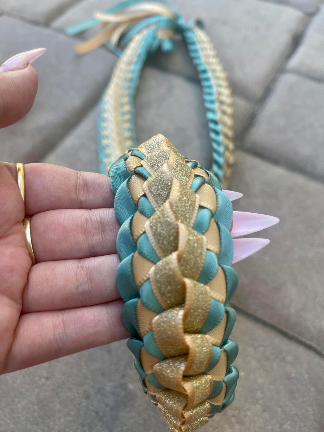 Green and Gold Graduation Lei - Etsy