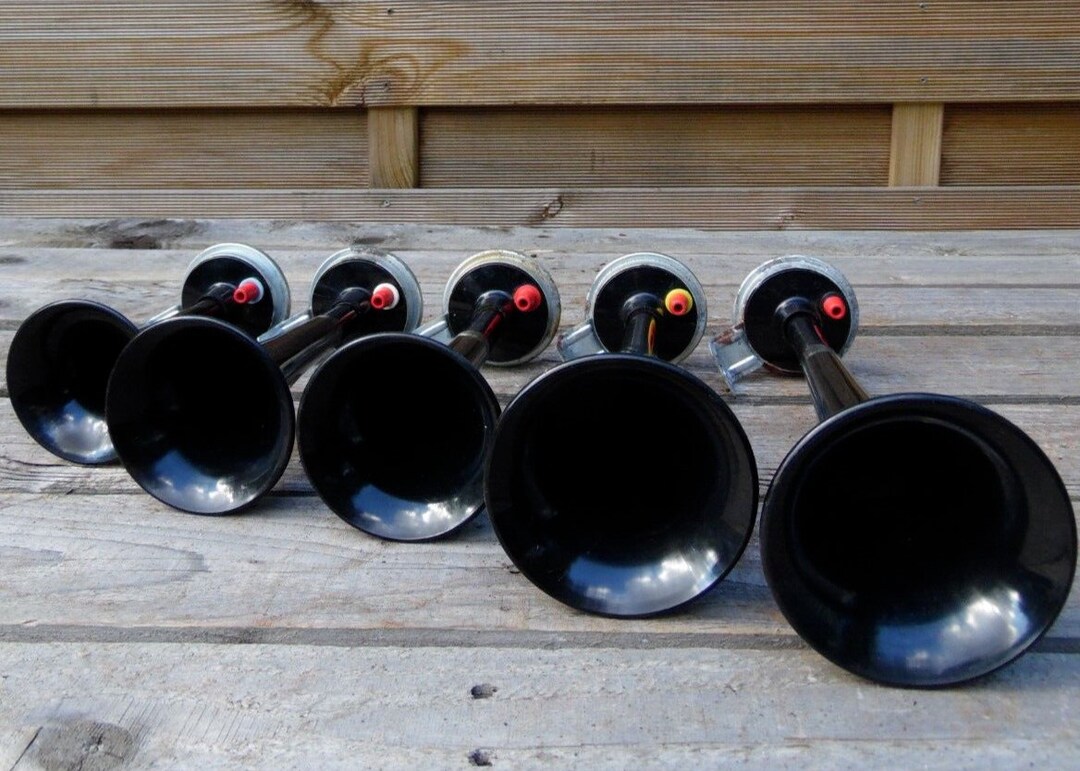 5x Vintage Boatyard Reclaimed Original Lorry Canal Boat Barge Horn ...