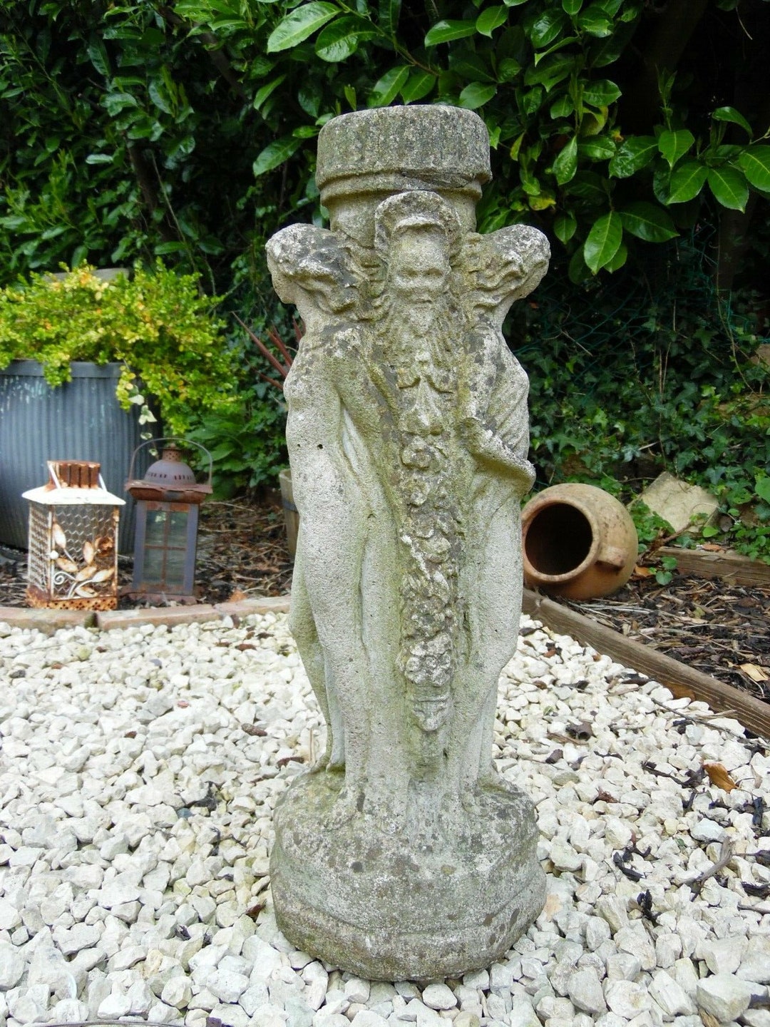 Reclaimed Original Vintage Age-weathered Garden Freestanding Solid ...