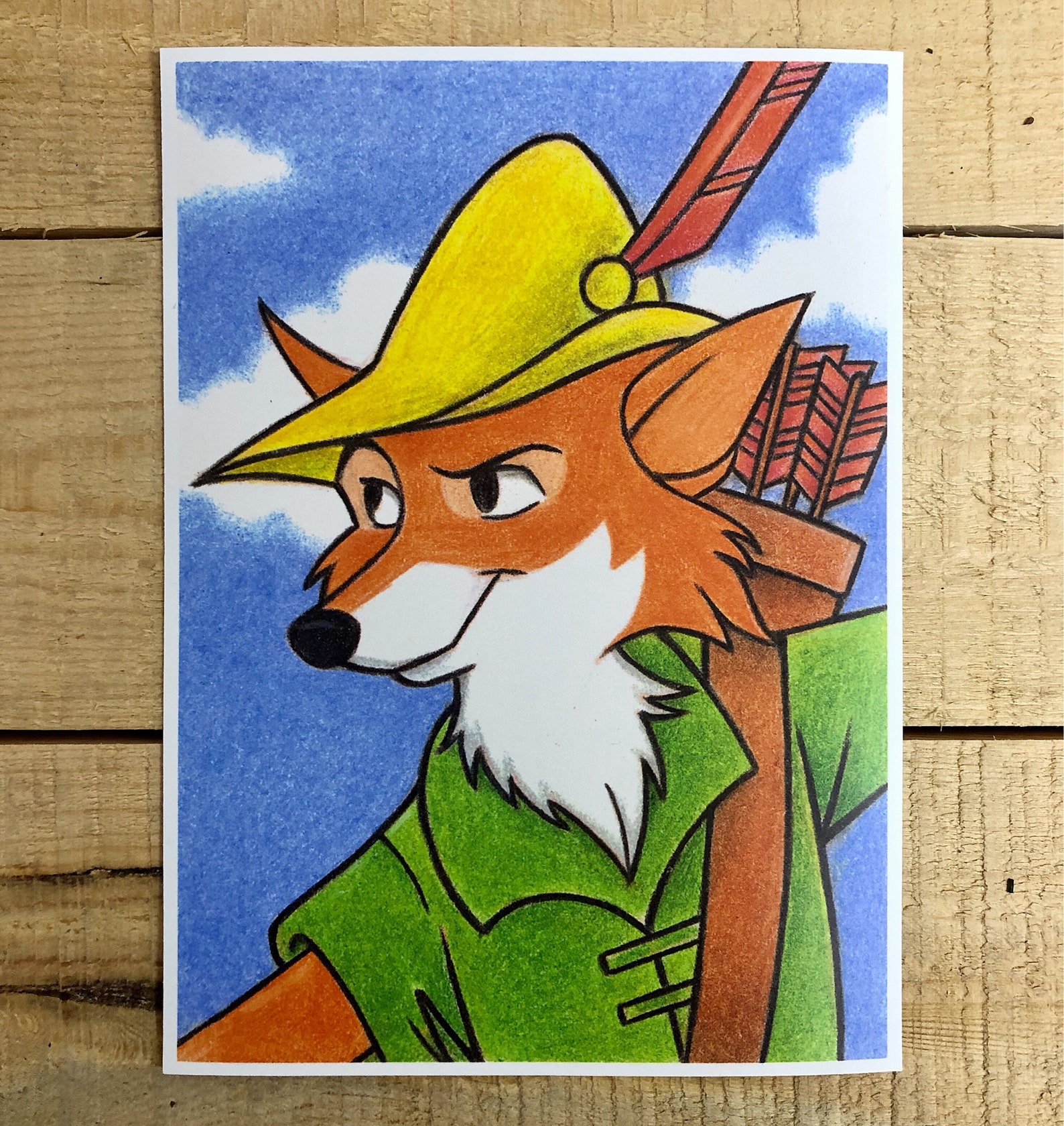 Robin Hood Art Print | Etsy