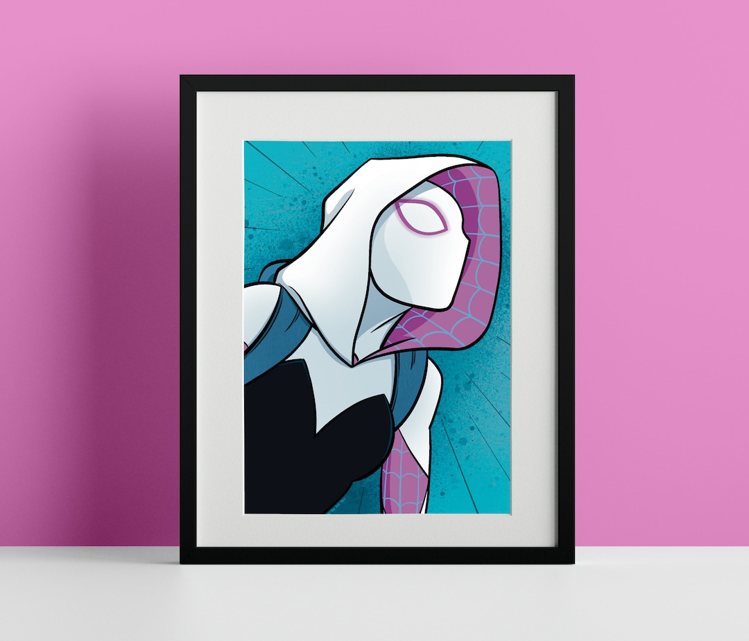 Ghost Spider Gwen Stacy - Art Print - Etsy