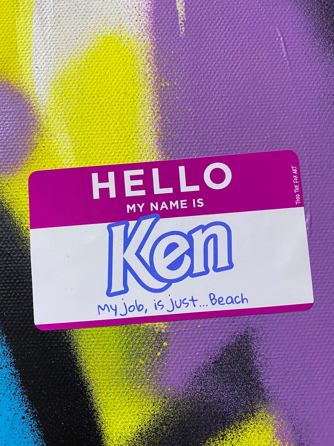 My Name is Ken - Sticker - Etsy