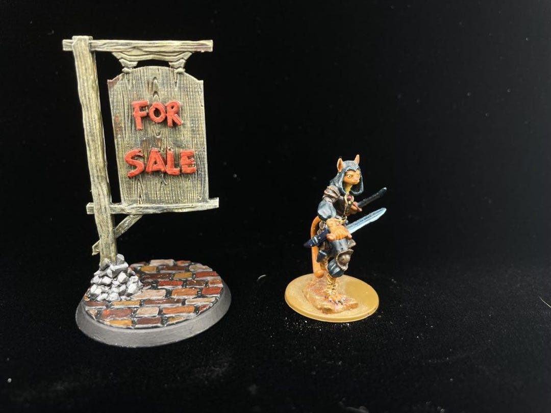 Tabaxi / Catfolk Rogue, Miniature 28-32mm, Painted. - Etsy