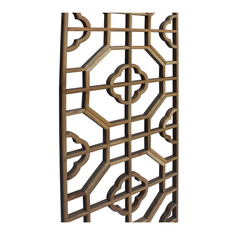 Narrow Long Rectangular Plain Wood Geometric Pattern Wall - Etsy